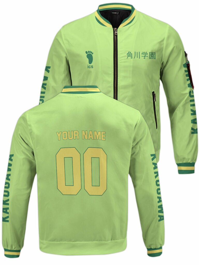 Personalized Team Kakugawa Bomber Jacket - Unique Anime Apparel for Fans