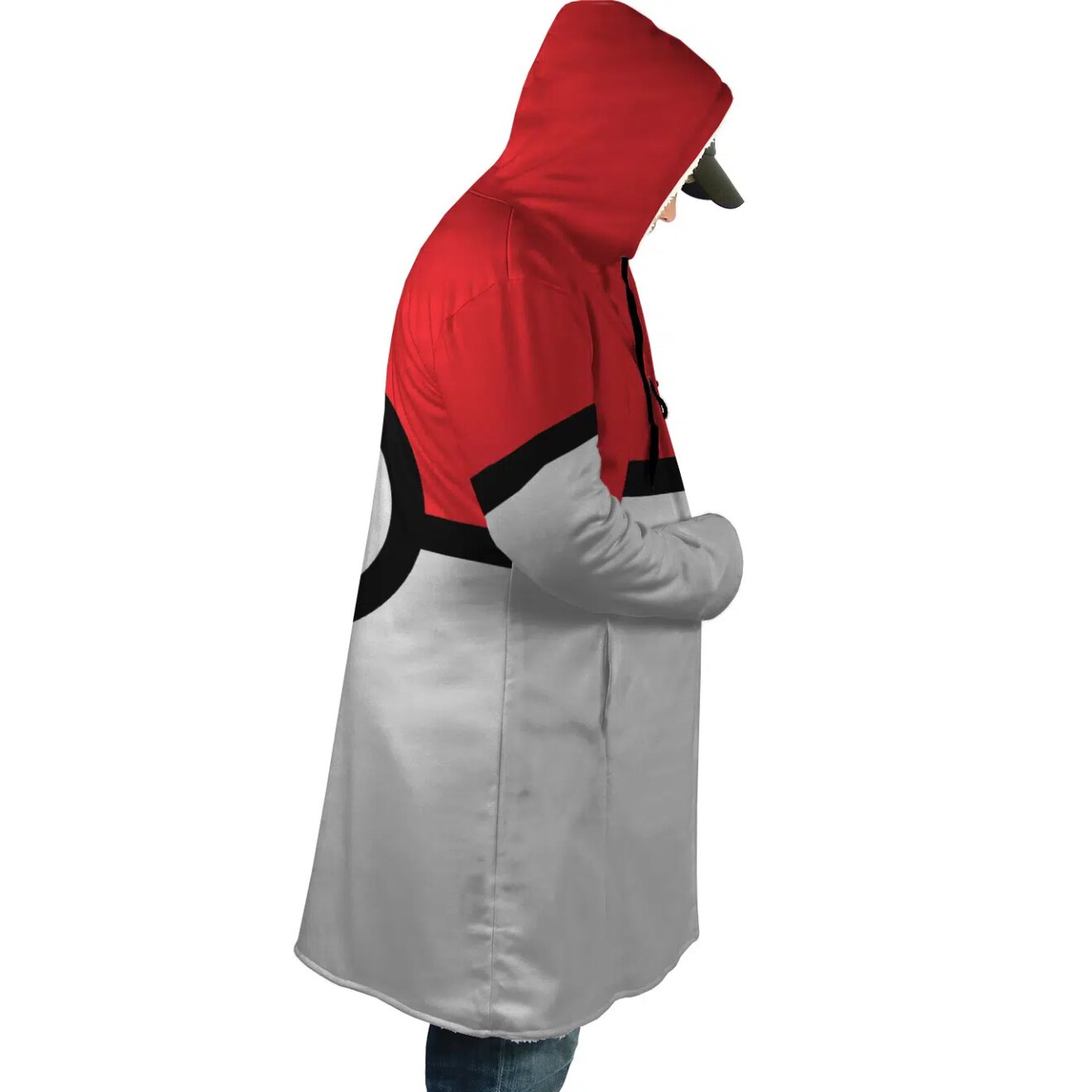 Pokeball Pokemon Hooded Cloak Coats - Unique Anime Apparel for Fans