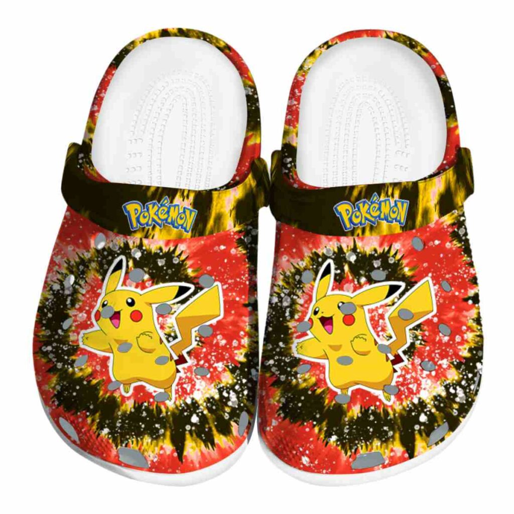 Pokemon Radiant Burst Effect Crocs - Unique Anime Apparel for Fans
