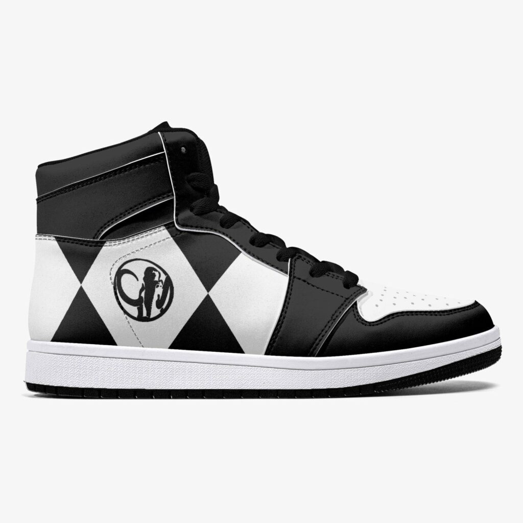 Power Rangers Black J-Force Shoes - Unique Anime Apparel for Fans