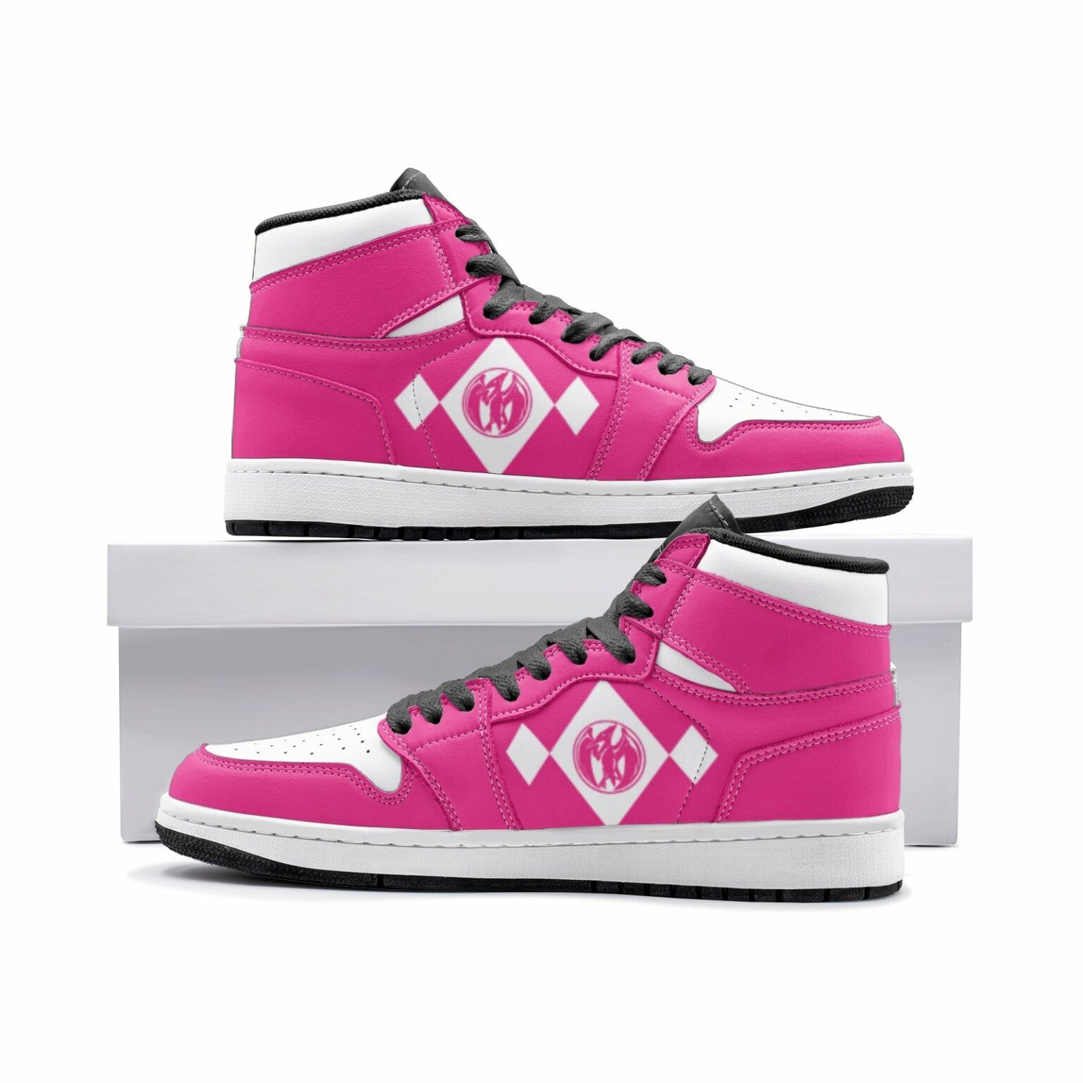 Power Rangers Pink JD1 Shoes - Unique Anime Apparel for Fans