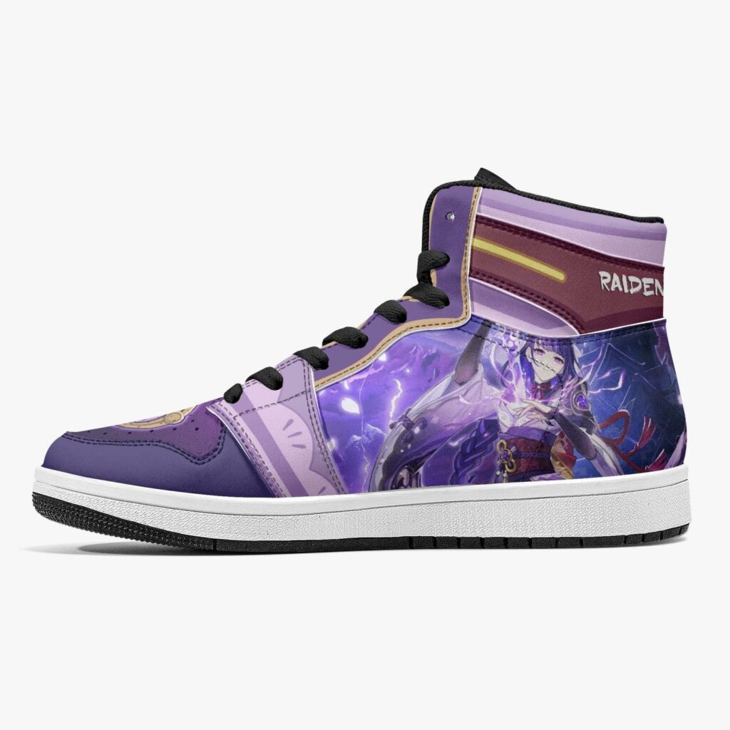 Raiden Shogun Genshin Impact J-Force Shoes - Unique Anime Apparel for Fans