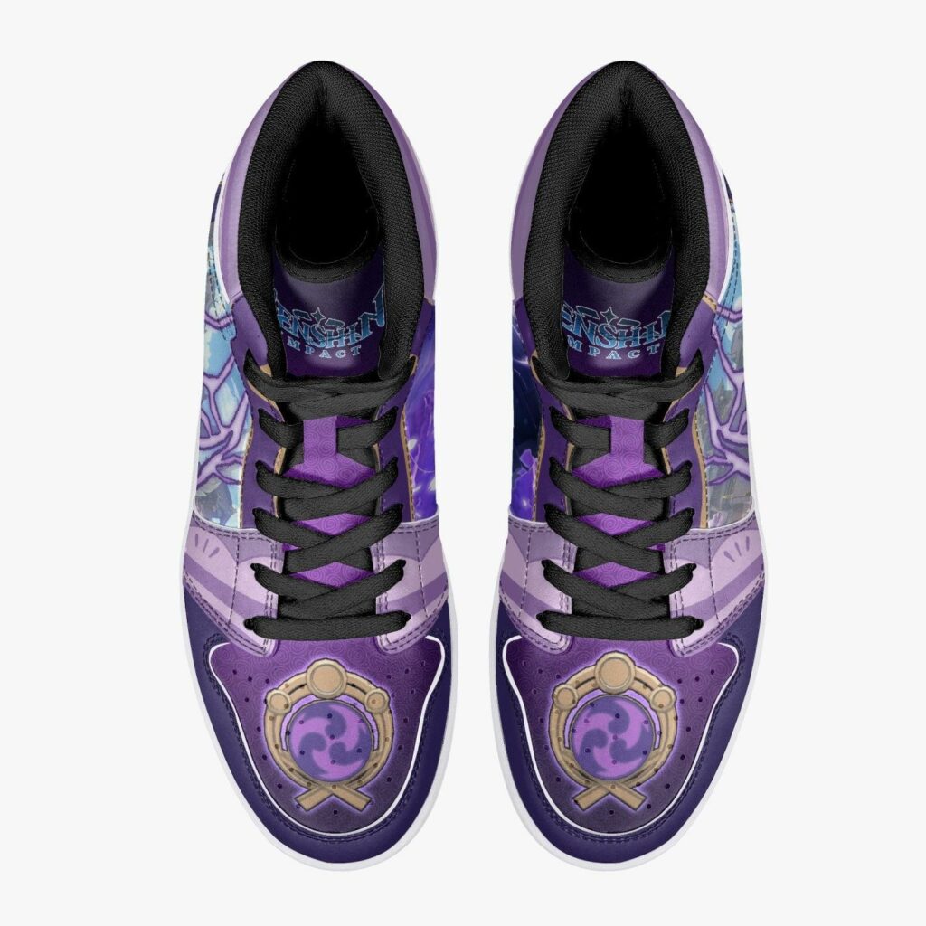 Raiden Shogun Genshin Impact J-Force Shoes - Unique Anime Apparel for Fans