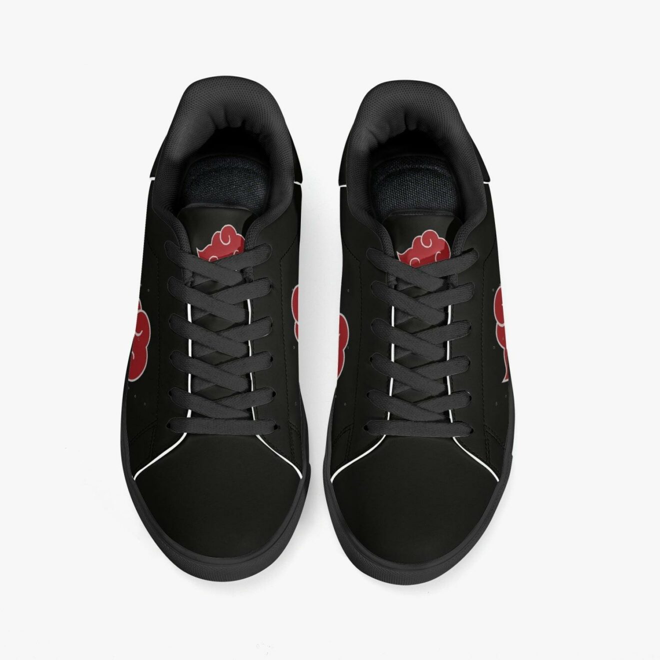 Red Cloud Ninja Leather Smith Shoes - Unique Anime Apparel for Fans