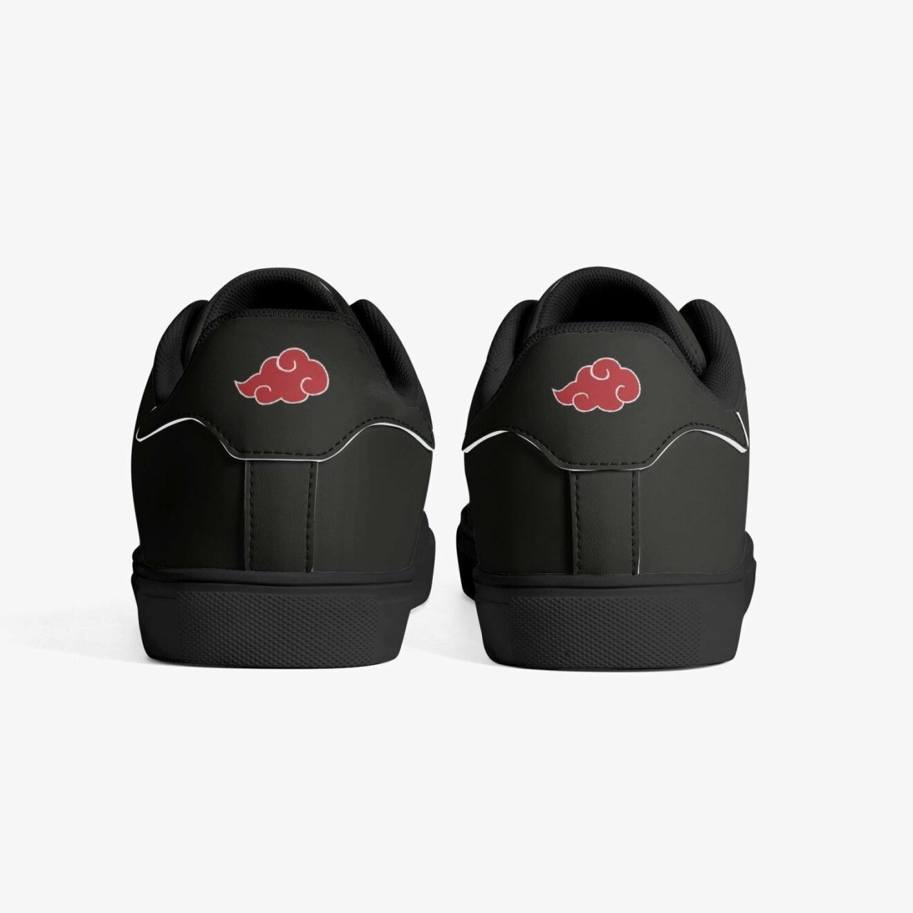 Red Cloud Ninja Leather Smith Shoes - Unique Anime Apparel for Fans