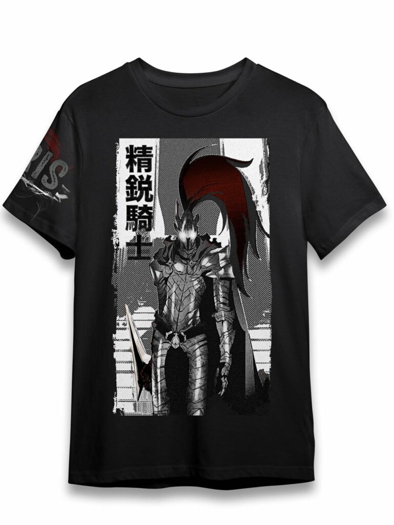 Red Knight T-Shirt - Unique Anime Apparel for Fans