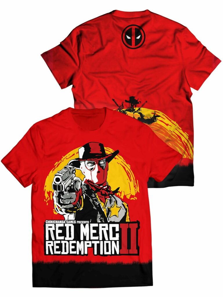 Red Merc T-Shirt - Unique Anime Apparel for Fans