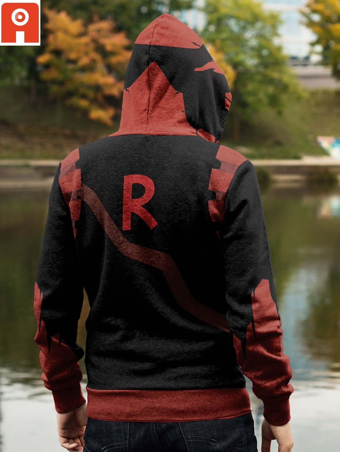 Red Riot Kirishima Zip Hoodie - Unique Anime Apparel for Fans