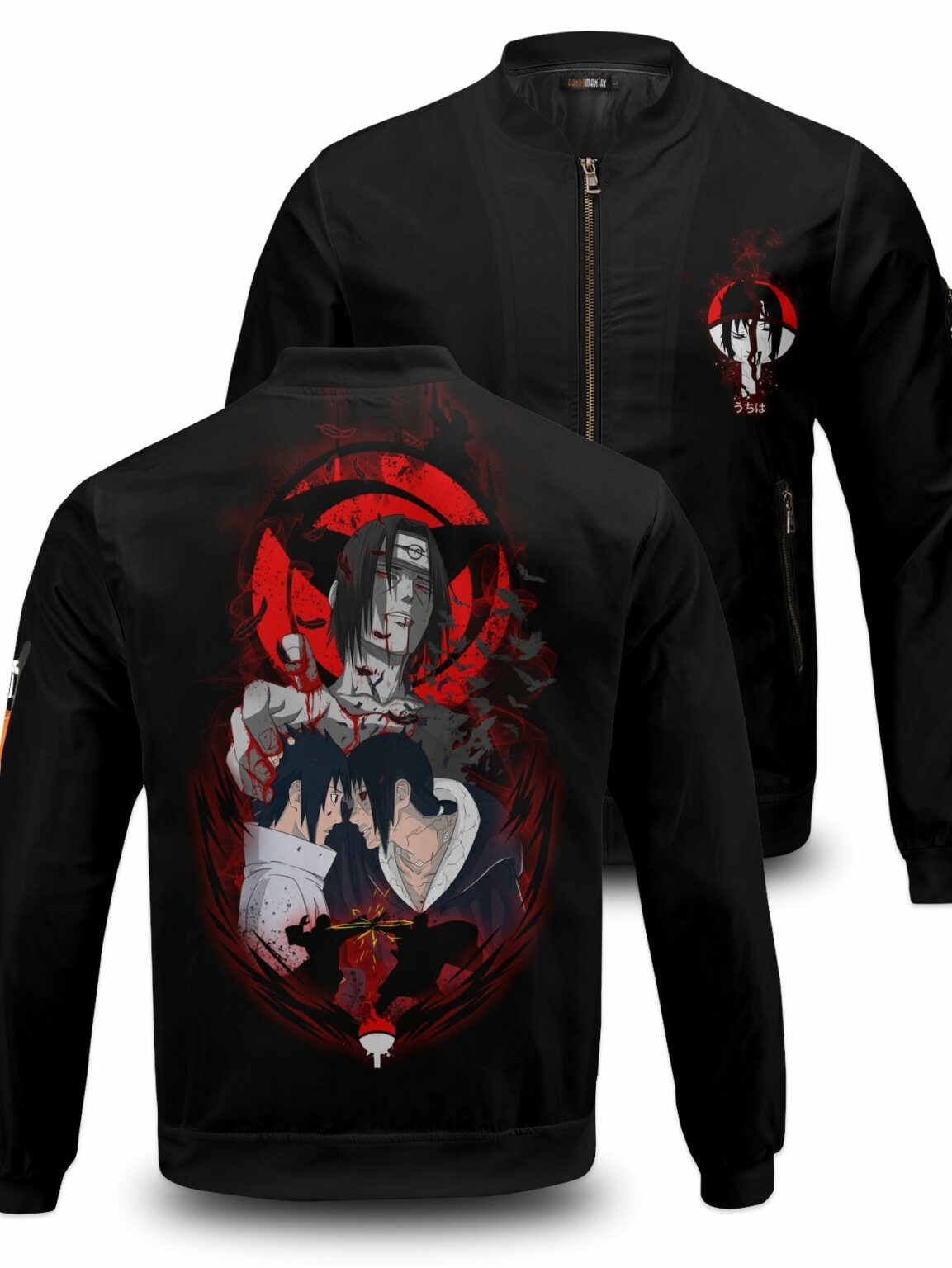 Sasuke Itachi Bomber Jacket - Unique Anime Apparel for Fans