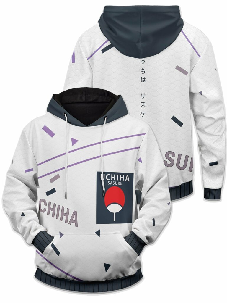 Sasuke Uchiha Unisex Pullover Hoodie - Unique Anime Apparel for Fans