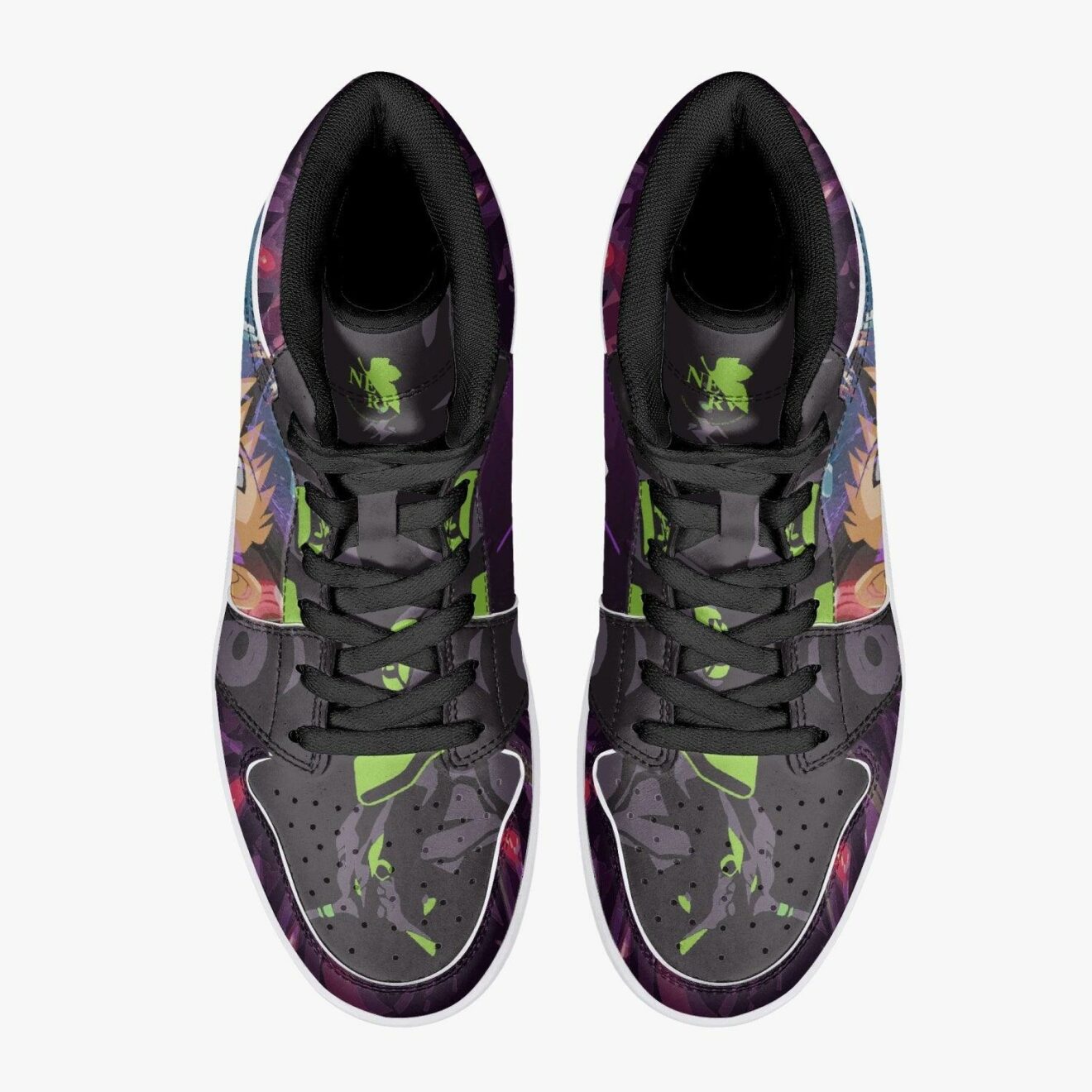 Shinji Ikari Eva Unit 01 Neon Genesis Evangelion J-Force Shoes - Unique ...
