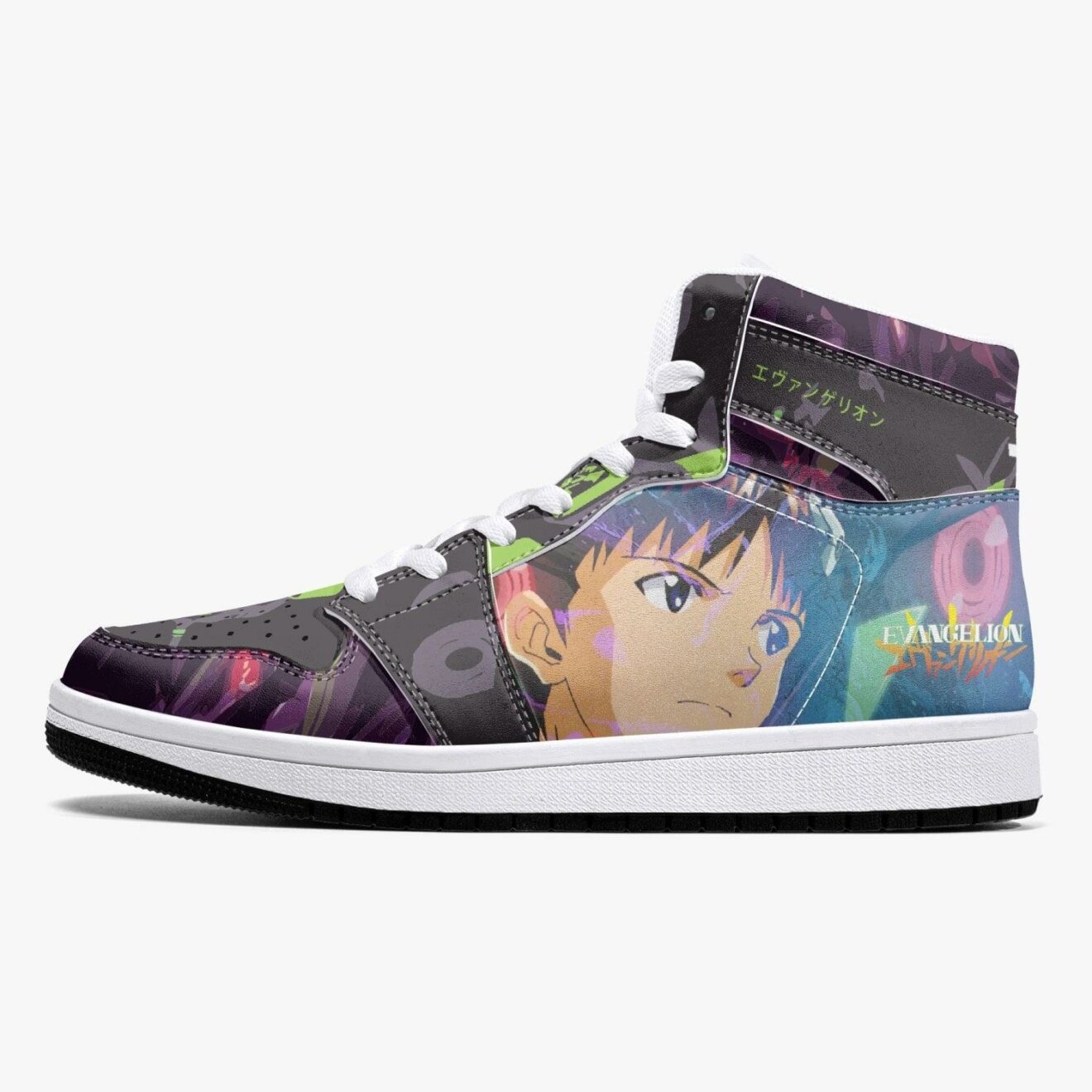 Shinji Ikari Eva Unit 01 Neon Genesis Evangelion J-Force Shoes - Unique ...