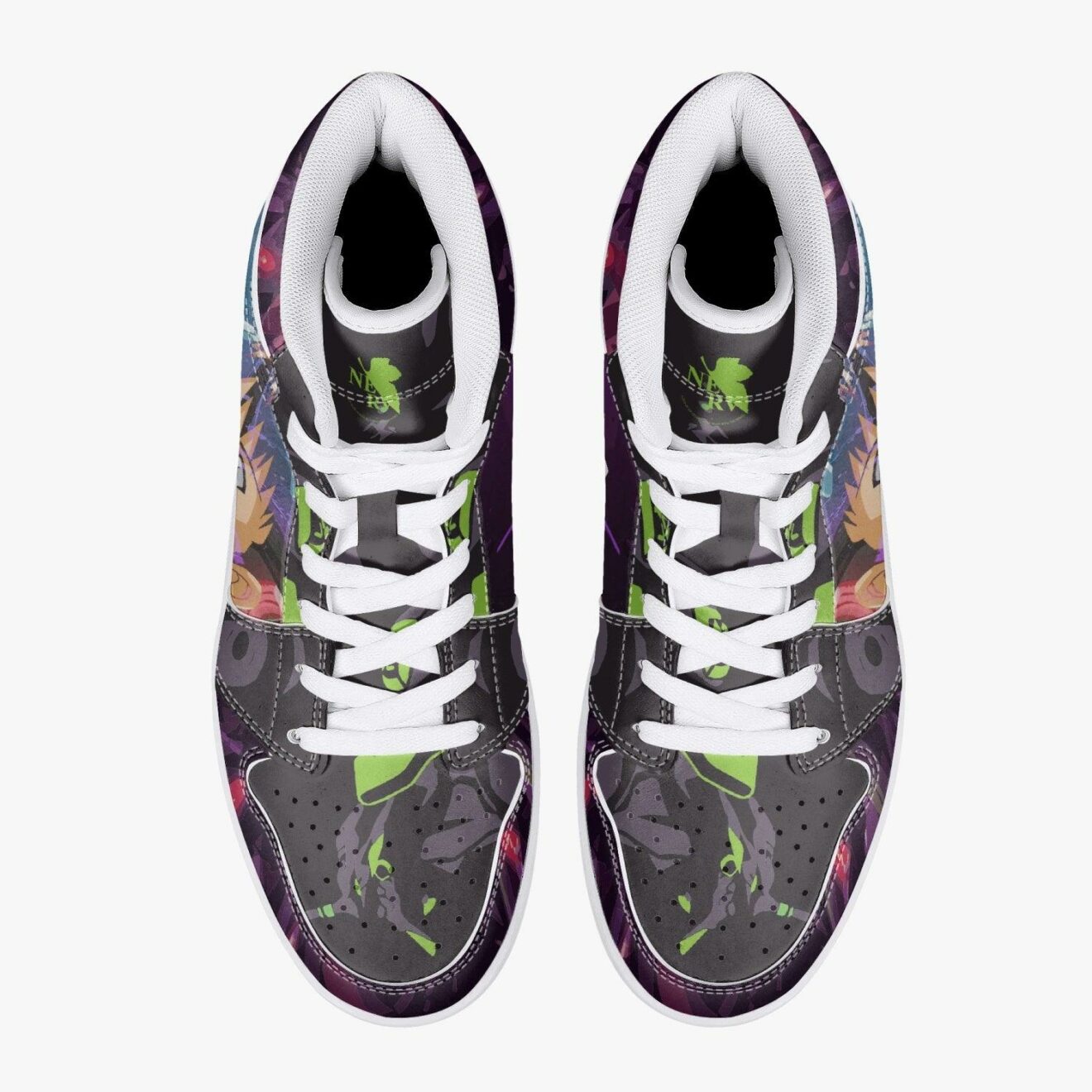 Shinji Ikari Eva Unit 01 Neon Genesis Evangelion J-Force Shoes - Unique ...