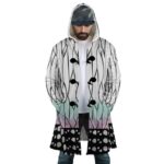 Shinobu Kocho Insect Hashira Hooded Cloak Coat - Unique Anime Apparel ...