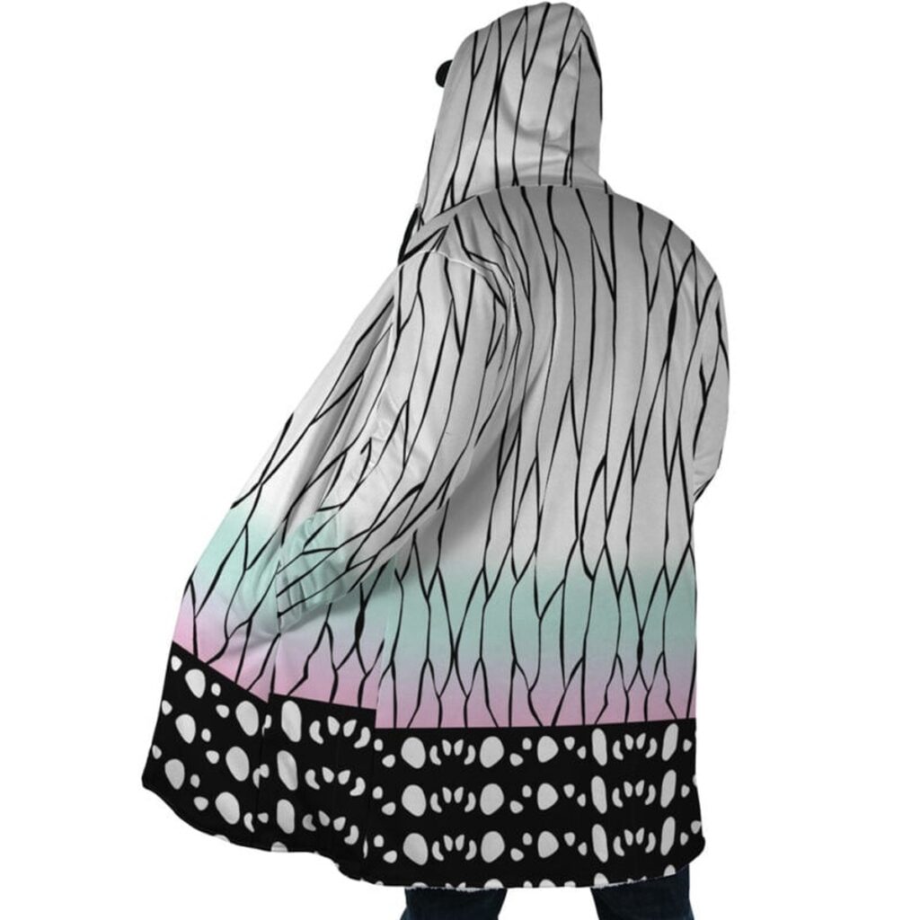Shinobu Kocho Insect Hashira Hooded Cloak Coat - Unique Anime Apparel ...