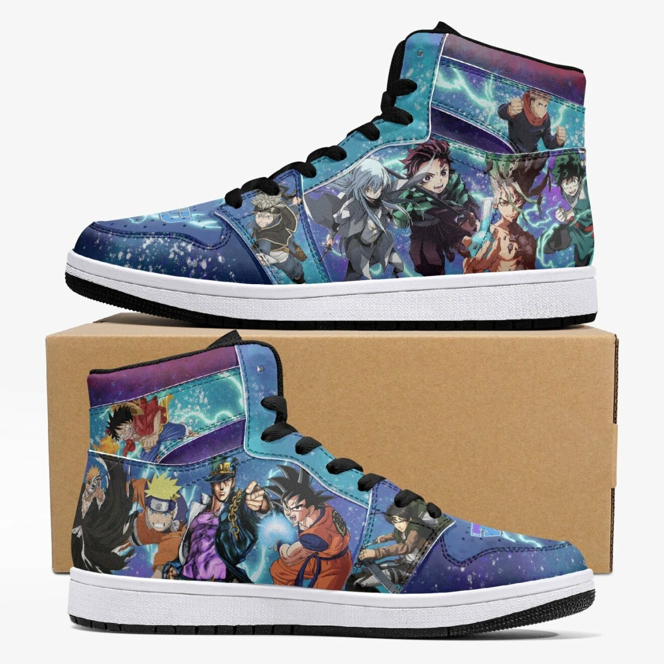 Shonen Classic vs Next Gen 2 J-Force Shoes - Unique Anime Apparel for Fans
