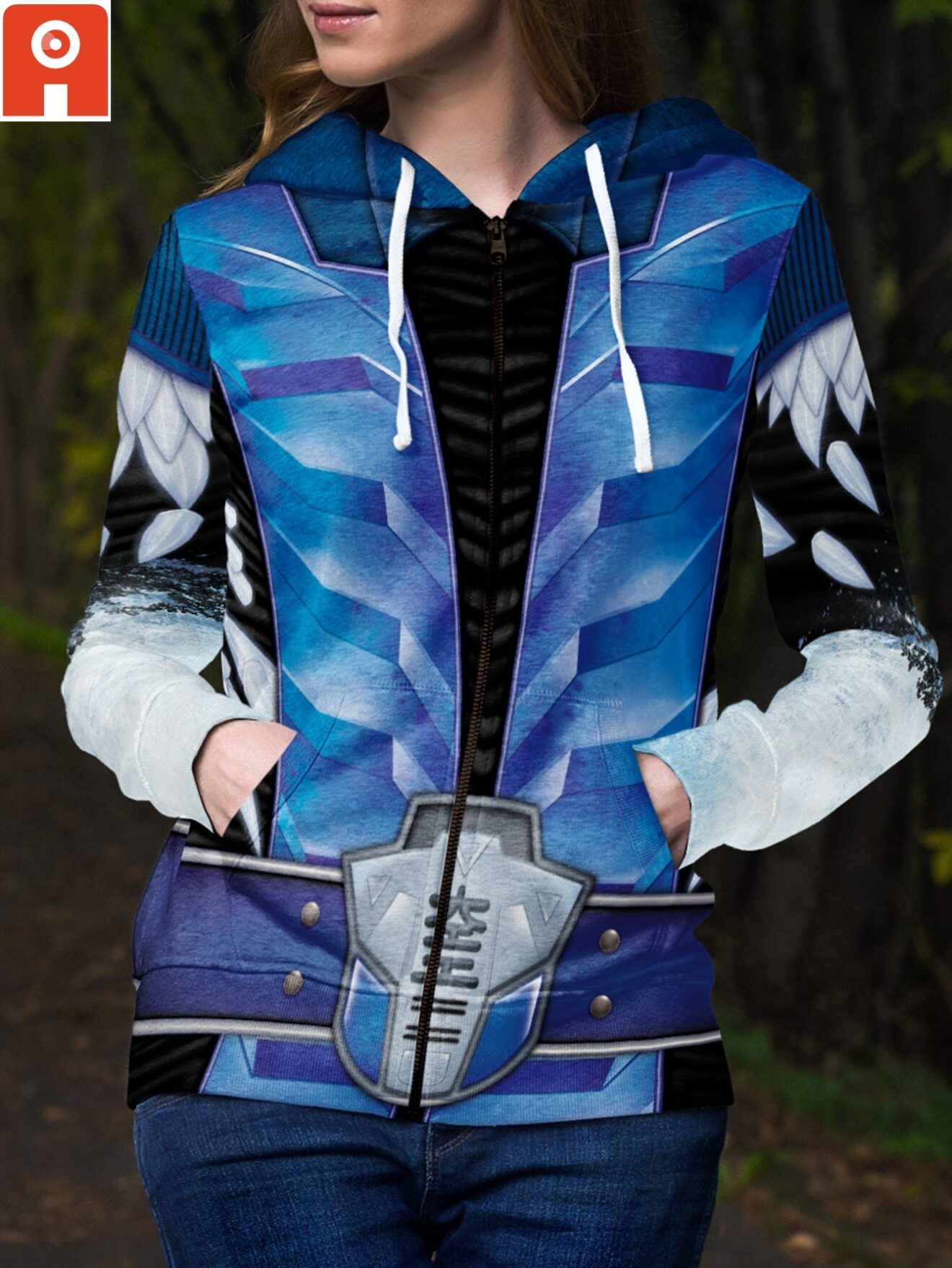 Sub-Zero Zip Hoodie - Unique Anime Apparel for Fans
