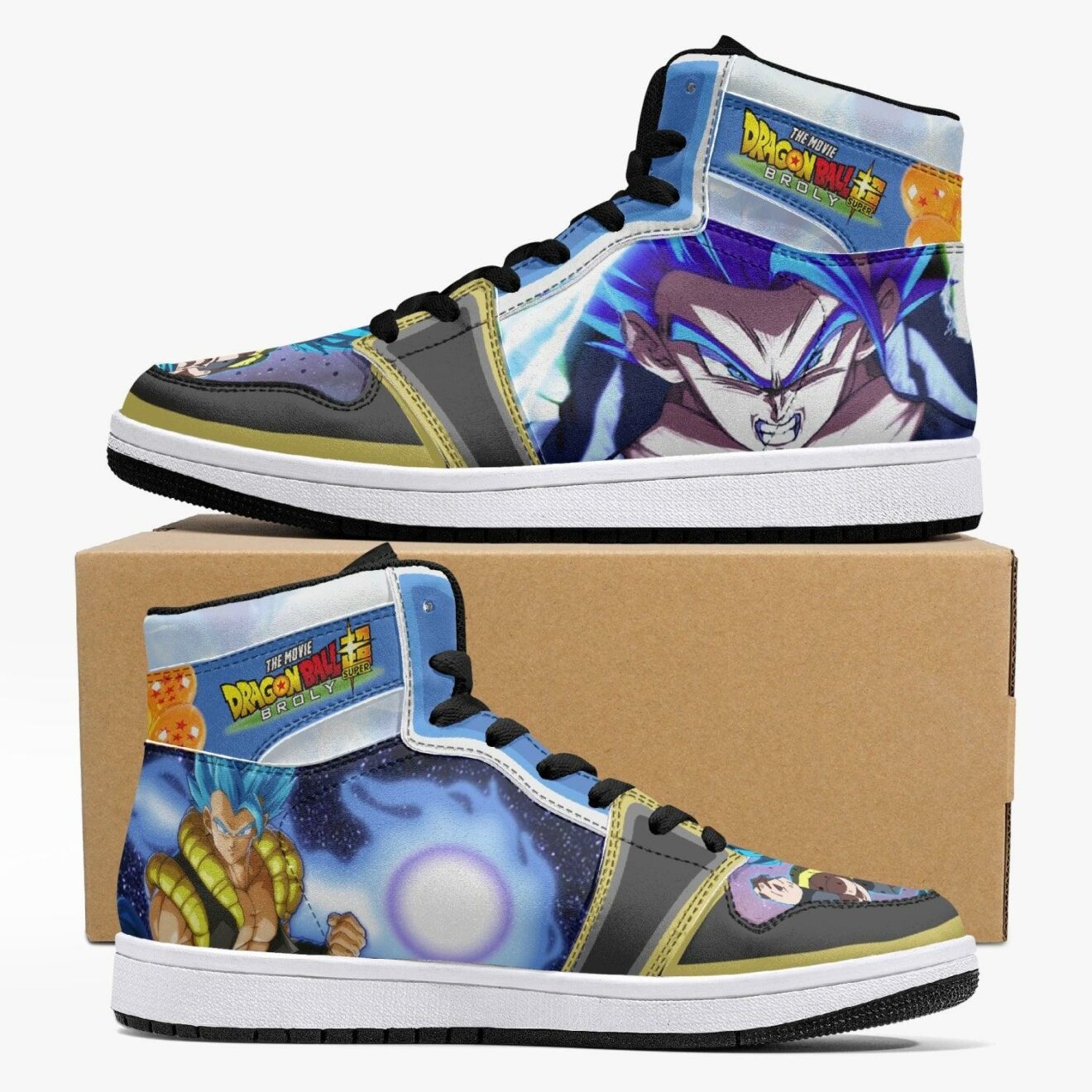 Super Saiyan Blue Gogeta Dragon Ball Super Broly J-Force Shoes - Unique ...