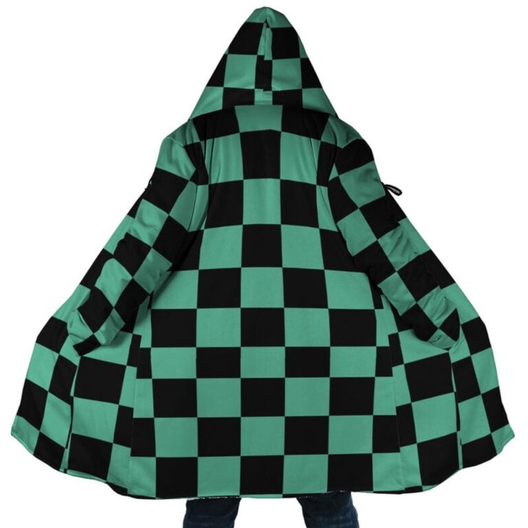 Tanjiro Kamado Hooded Cloak Coat - Unique Anime Apparel for Fans