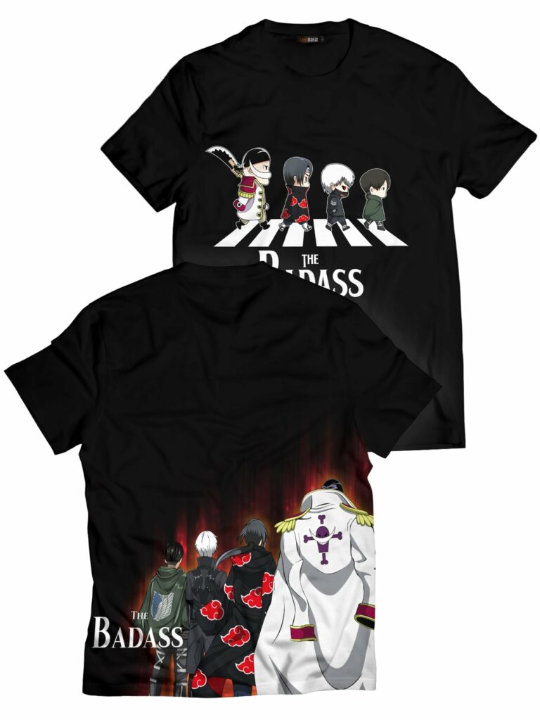 The Badass Crossover T-Shirt - Unique Anime Apparel for Fans