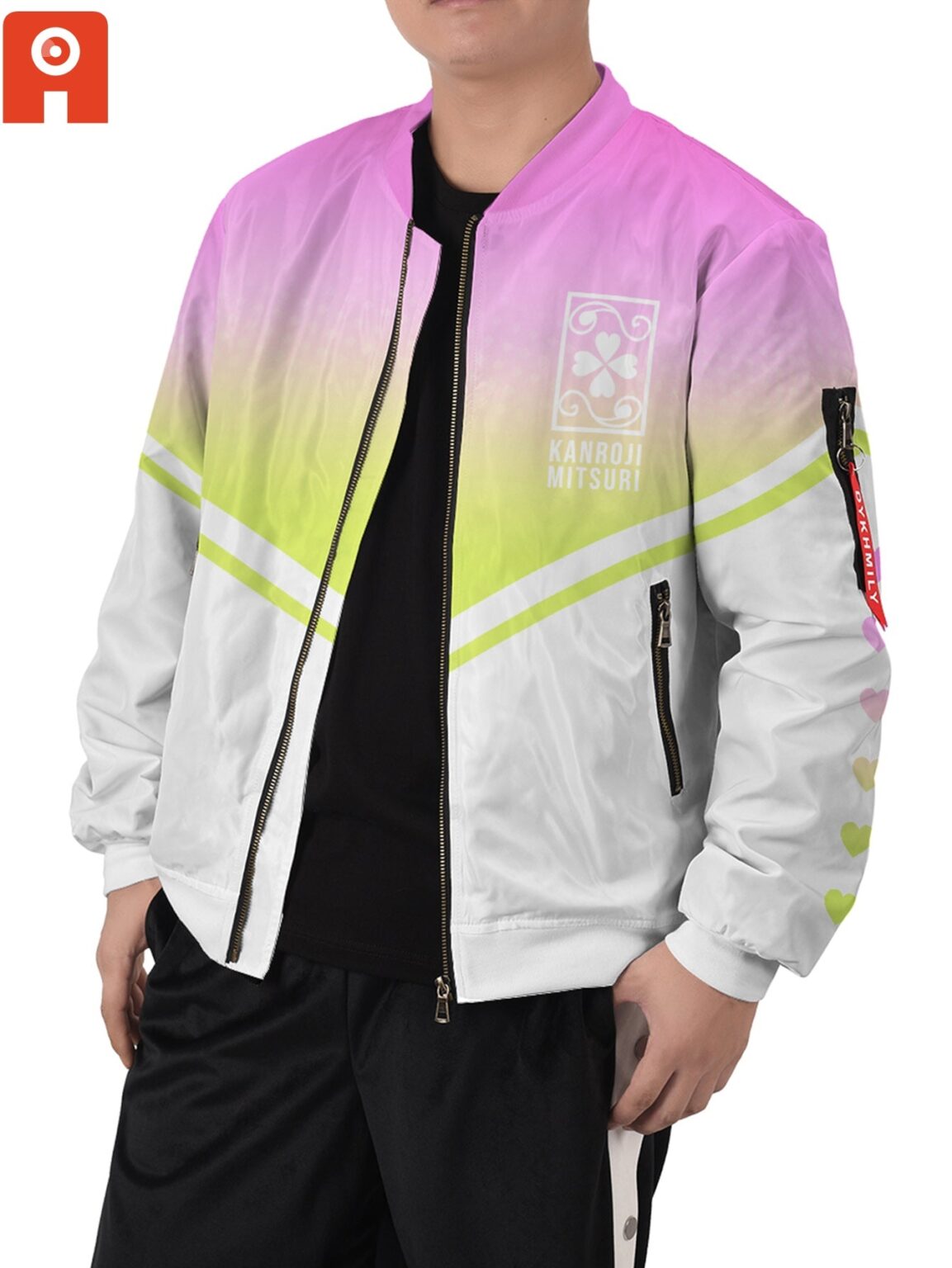 The Love Hashira Bomber Jacket - Unique Anime Apparel for Fans