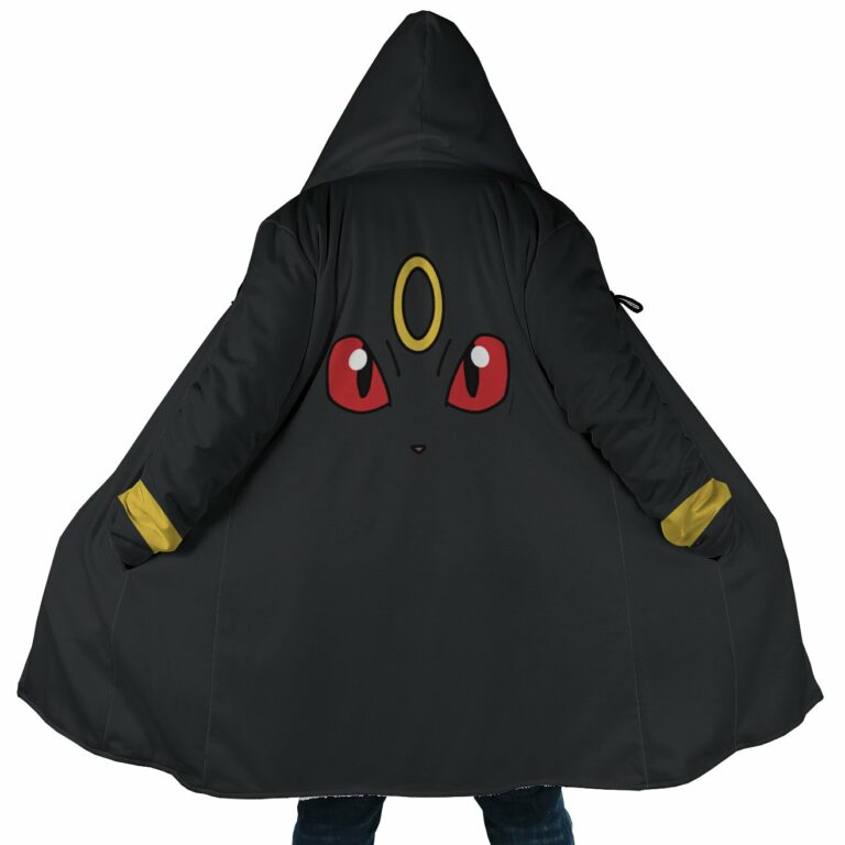 Umbreon Pokemon Hooded Cloak Coats - Unique Anime Apparel for Fans
