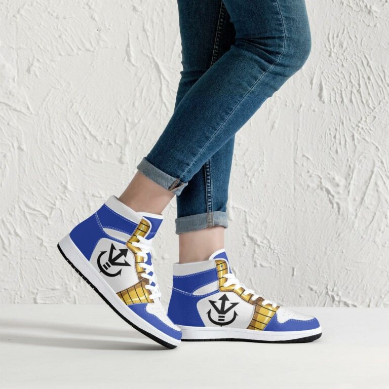 Vegeta Saiyan Pride J-Force Shoes - Unique Anime Apparel for Fans