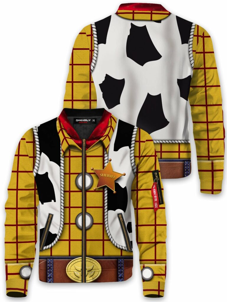 Woody Bomber Jacket - Unique Anime Apparel for Fans