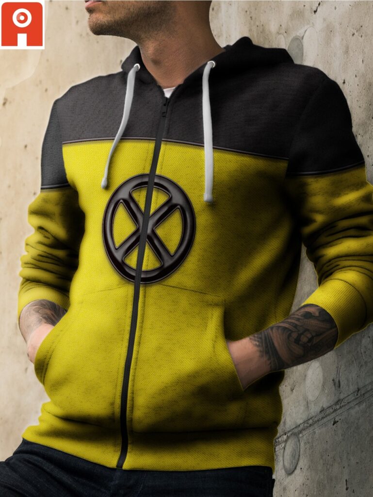 X-Men Trainee Zip Hoodie - Unique Anime Apparel for Fans