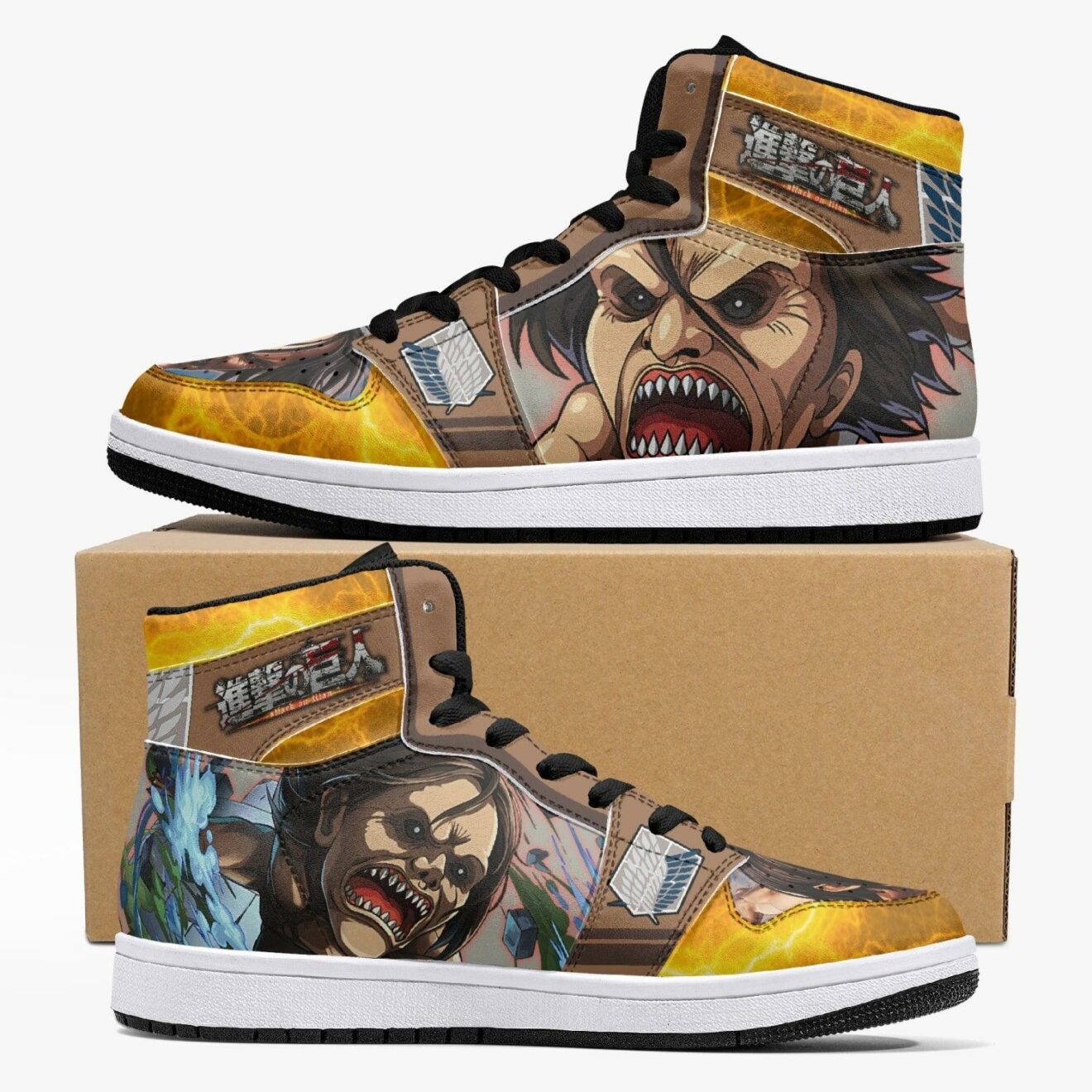 Ymir Jaw Titan Shingeki no Kyojin J-Force Shoes - Unique Anime Apparel ...