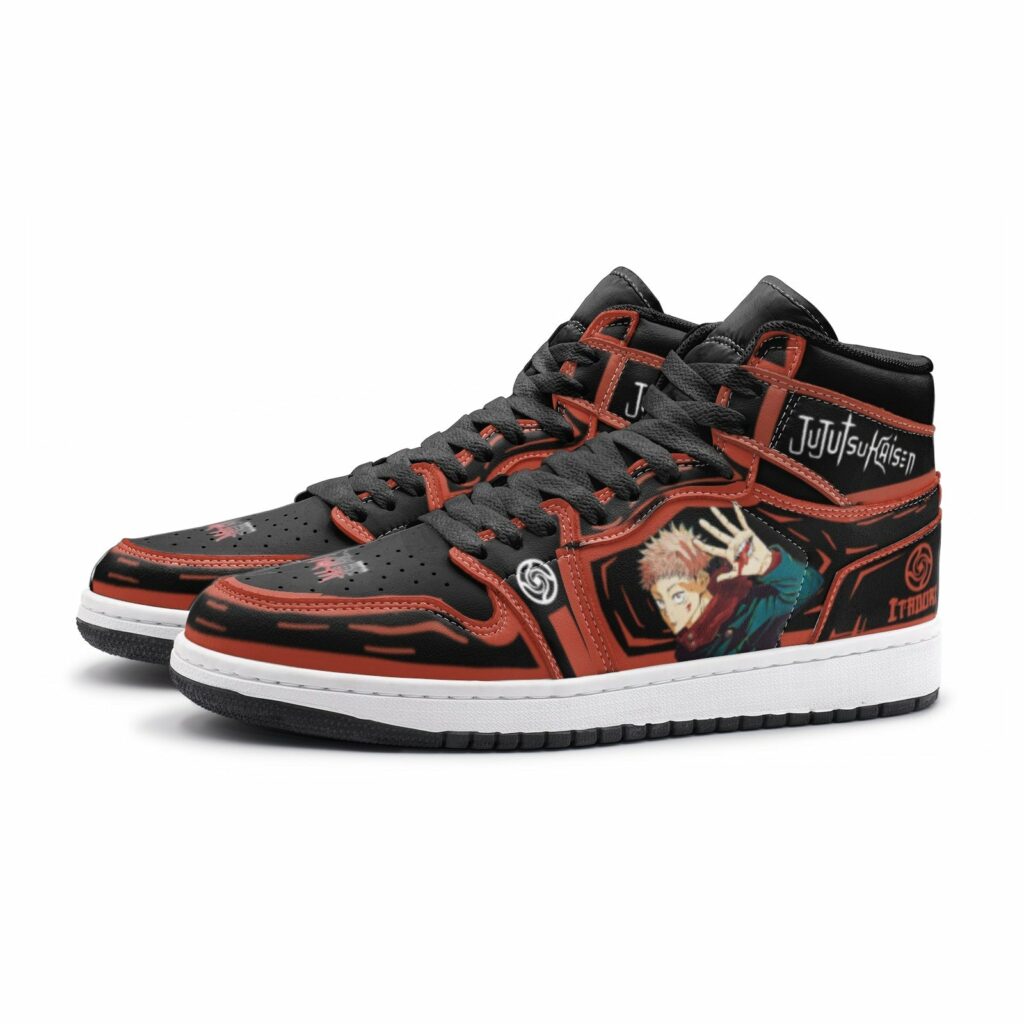 Yuji Itadori Sukuna Sorcery Fight JD1 Shoes - Unique Anime Apparel for Fans
