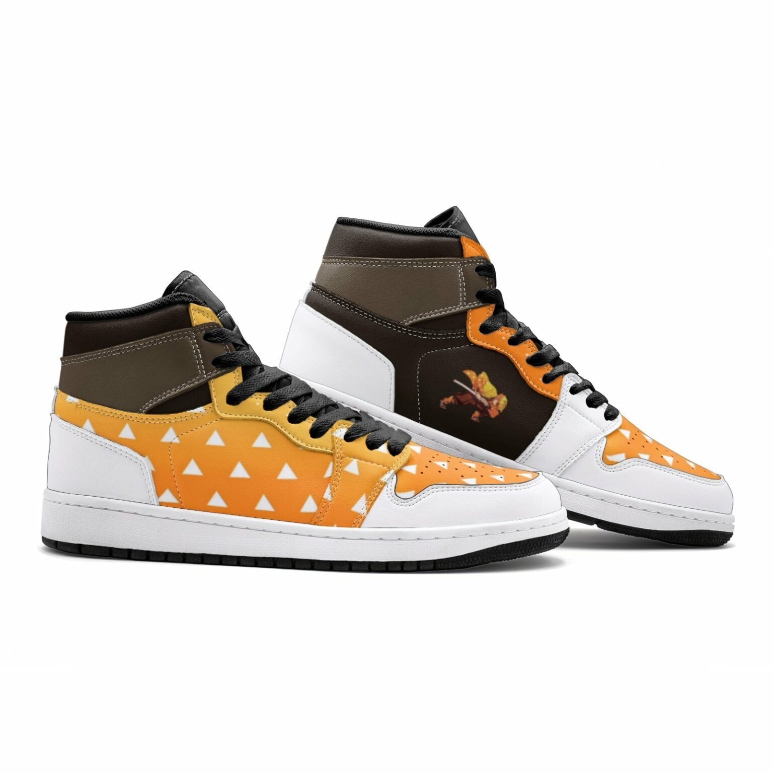 Zenitsu Agatsuma Demon Slayer JD1 Shoes Style 2 - Unique Anime Apparel ...