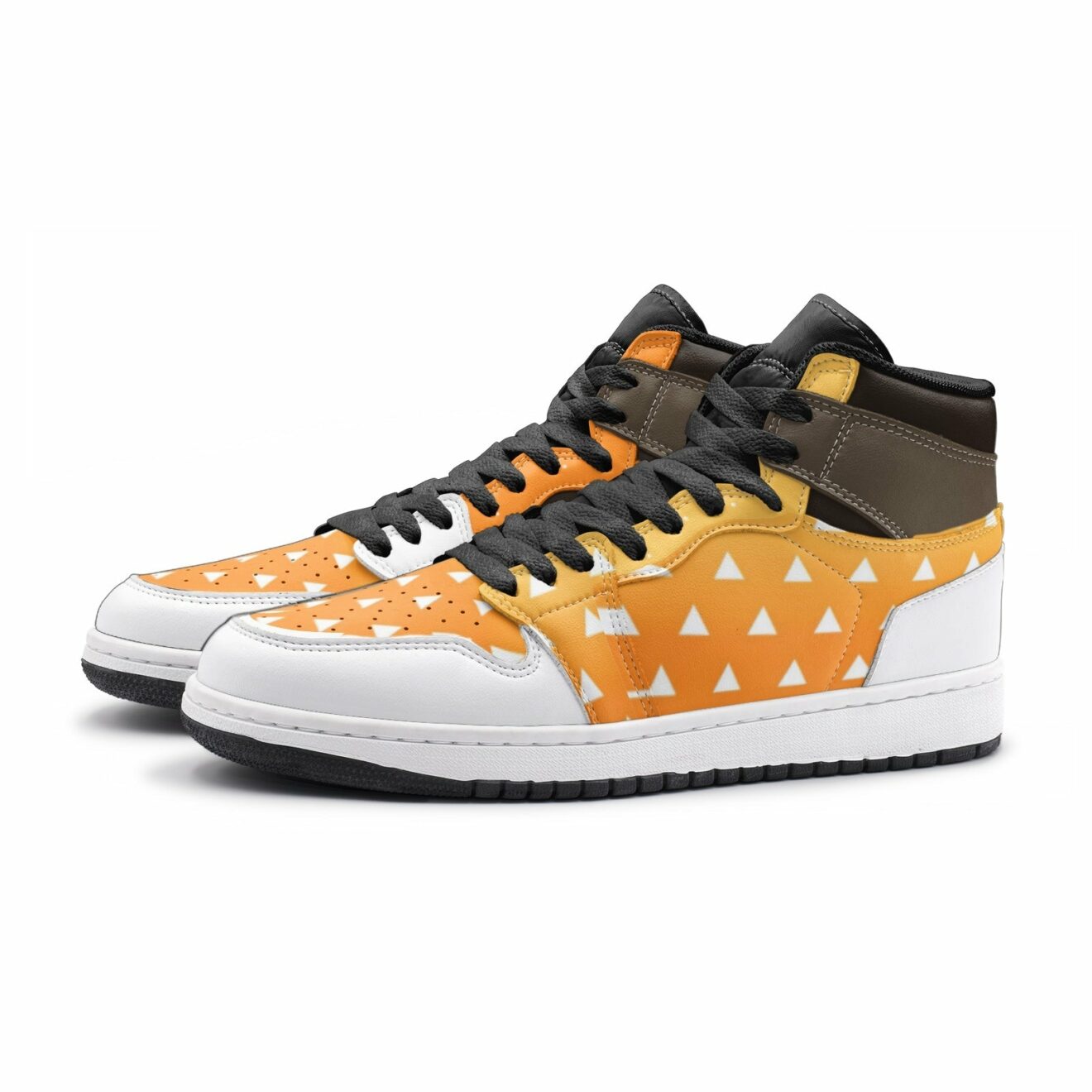 Zenitsu Agatsuma Demon Slayer JD1 Shoes Style 2 - Unique Anime Apparel ...