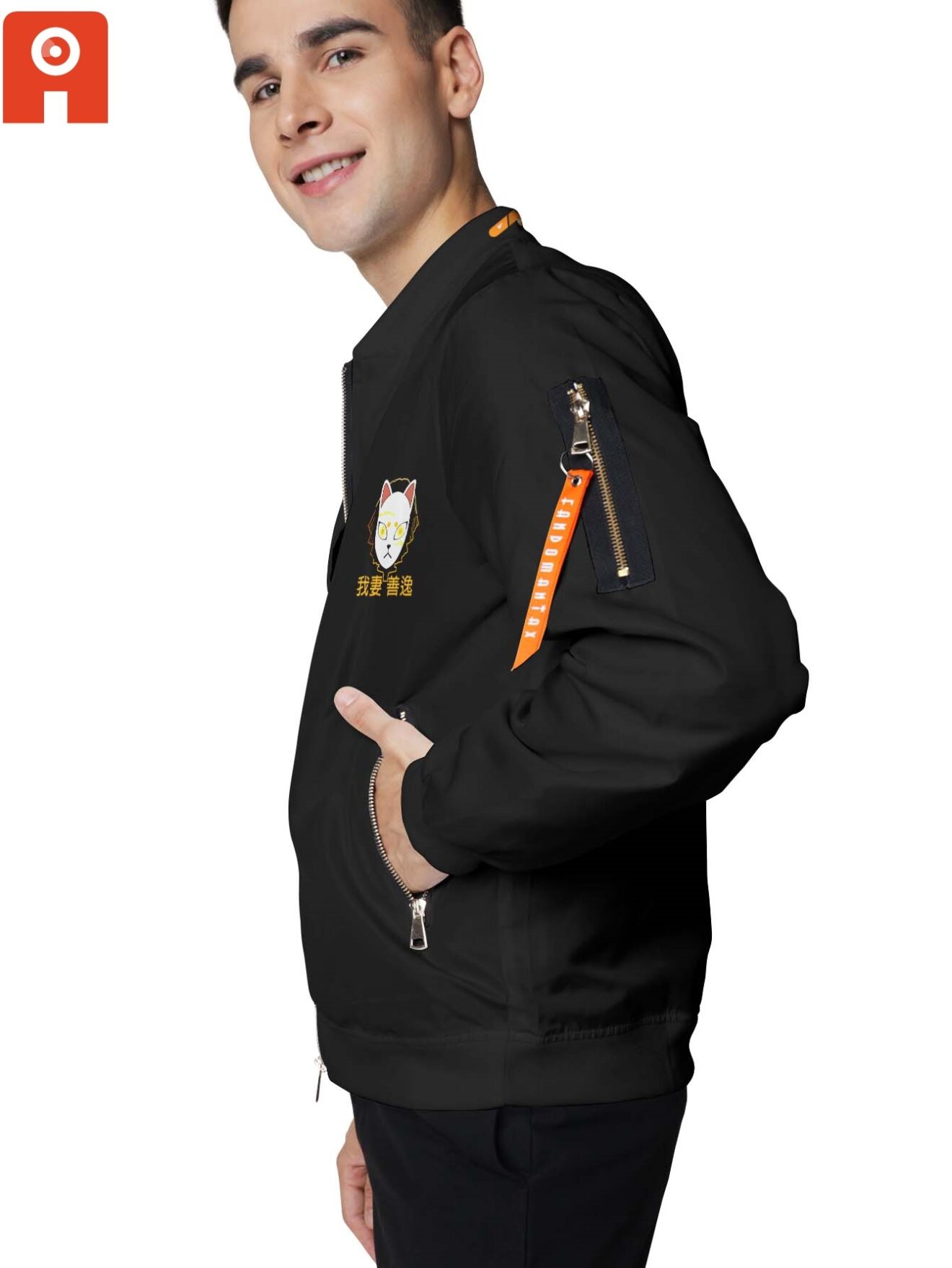 Zenitsu Cube Bomber Jacket - Unique Anime Apparel for Fans