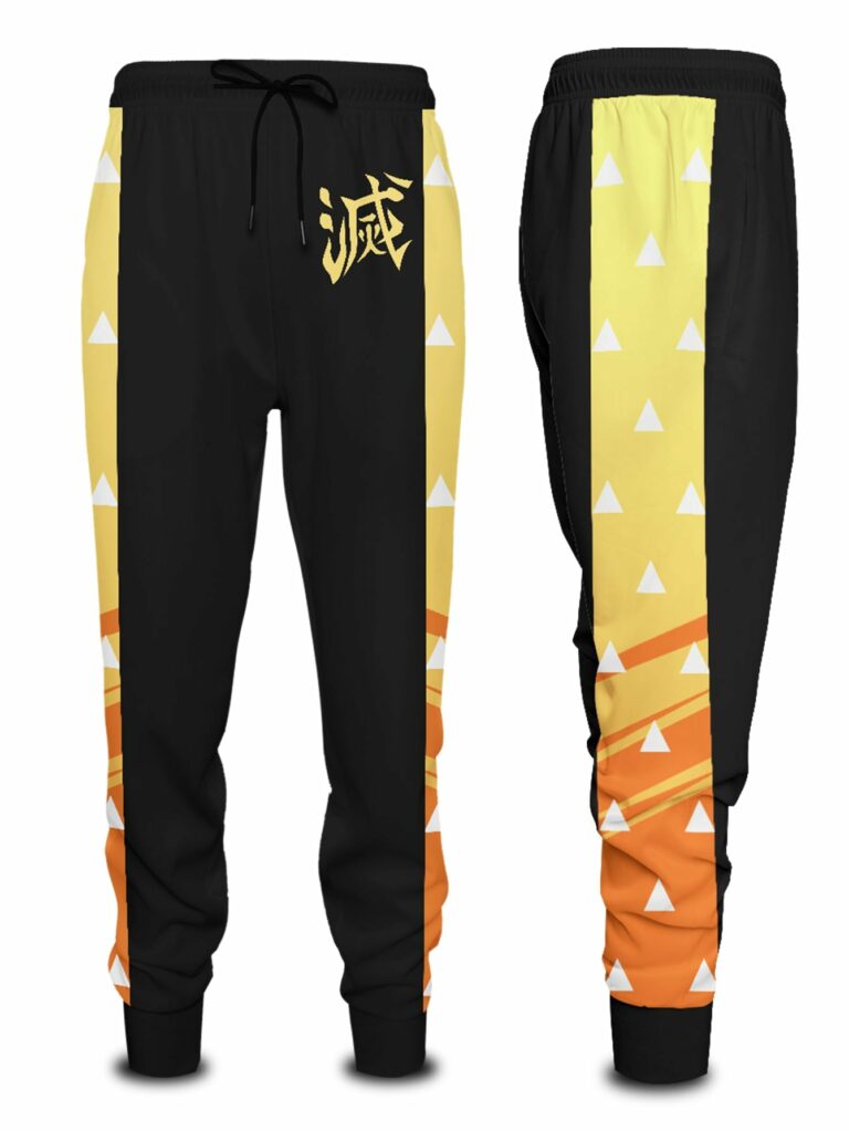 Zenitsu Fashion Jogger Pants V2 - Unique Anime Apparel for Fans