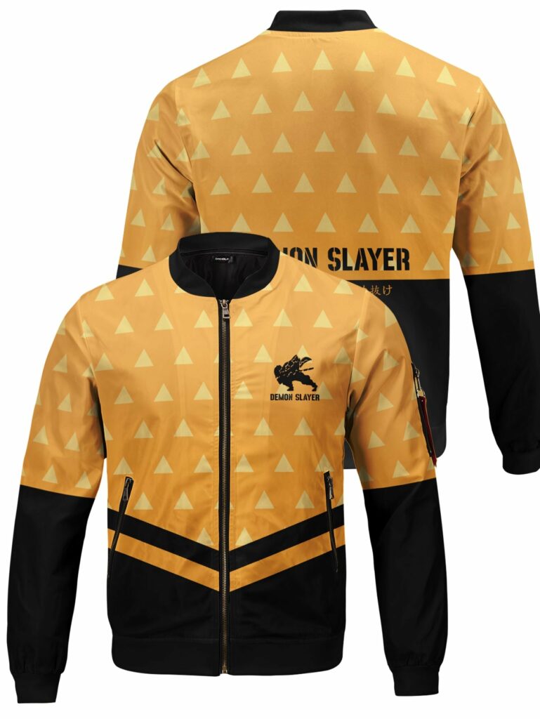Zenitsu God Speed Bomber Jacket - Unique Anime Apparel for Fans