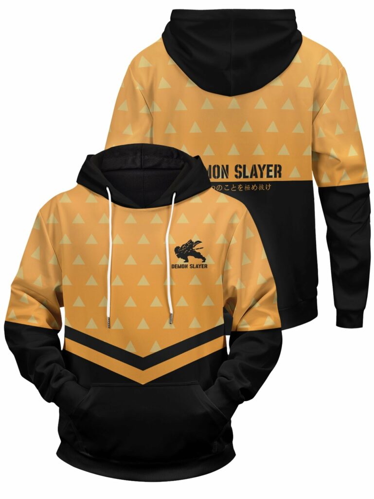 Zenitsu God Speed Unisex Pullover Hoodie - Unique Anime Apparel for Fans