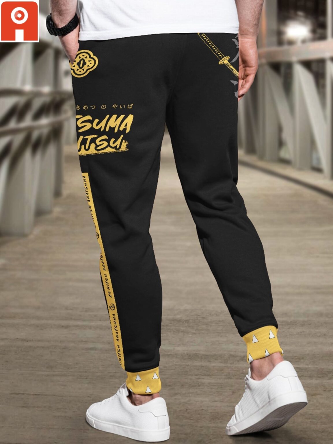 Zenitsu Style Jogger Pants - Unique Anime Apparel for Fans