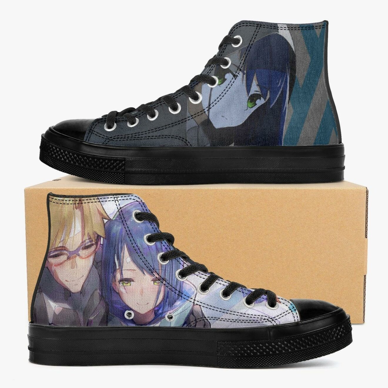 Darling in The Franxx Ichigo A-Star High Anime Shoes - Unique Anime ...