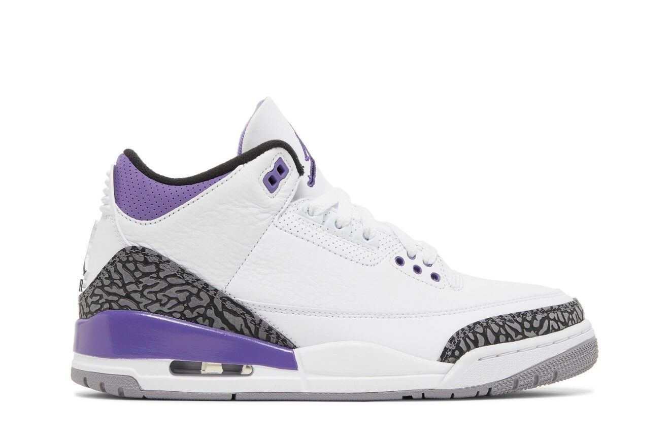 Jordan 3 Retro Dark Iris - Unique Anime Apparel for Fans