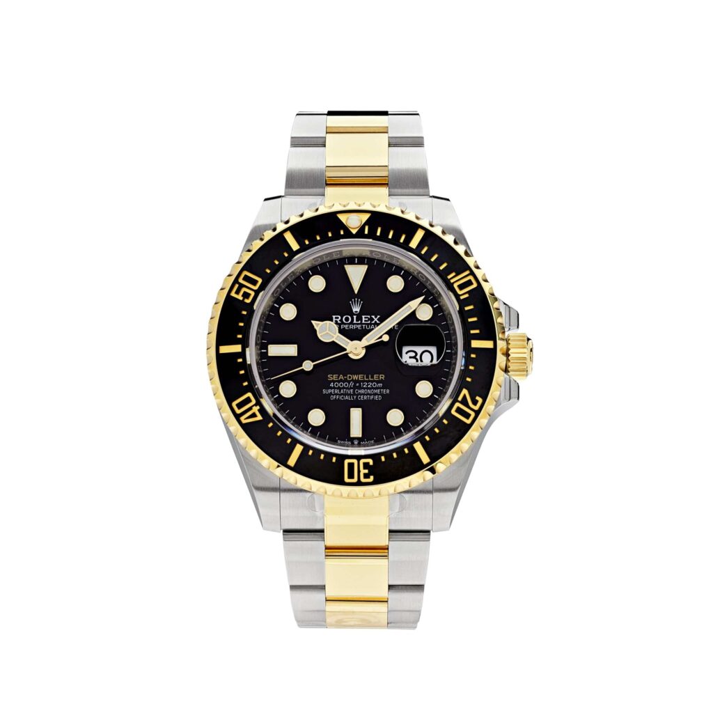 Rolex Sea-Dweller 126603 Stainless Steel Yellow Gold Black Dial ...