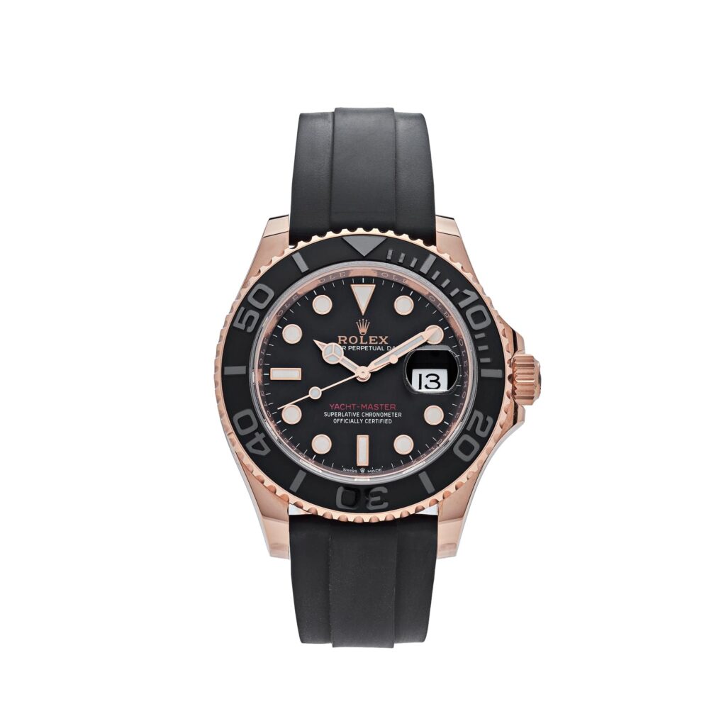 Rolex Yacht-Master 126655 Rose Gold Black Dial - Unique Anime Apparel ...