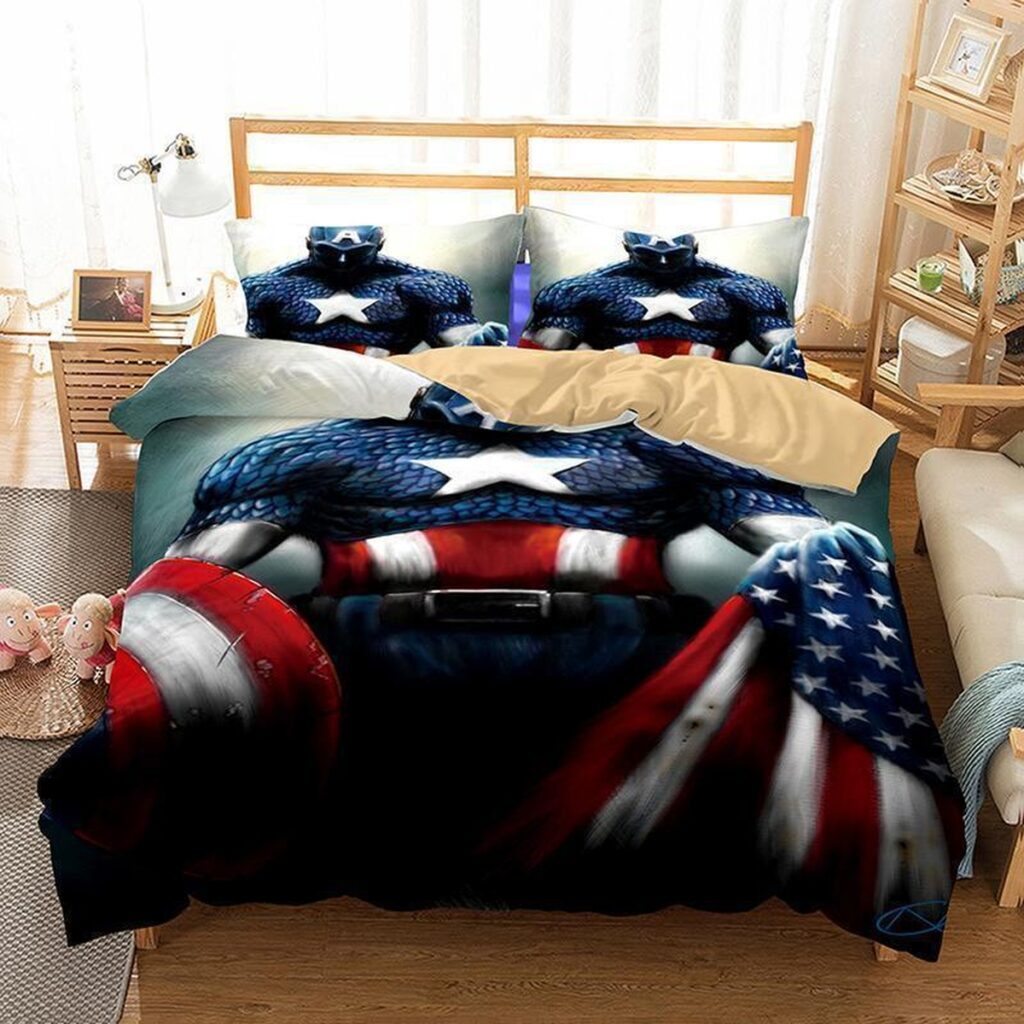 3d Art Avengers 3 Captain America Patterns Teven Steve Rogerss Duvet ...