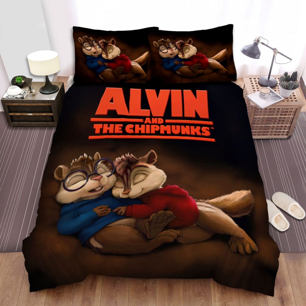 Alvin And The Chipmunks Brothers Chimmunks Bed Sheets Spread Duvet ...