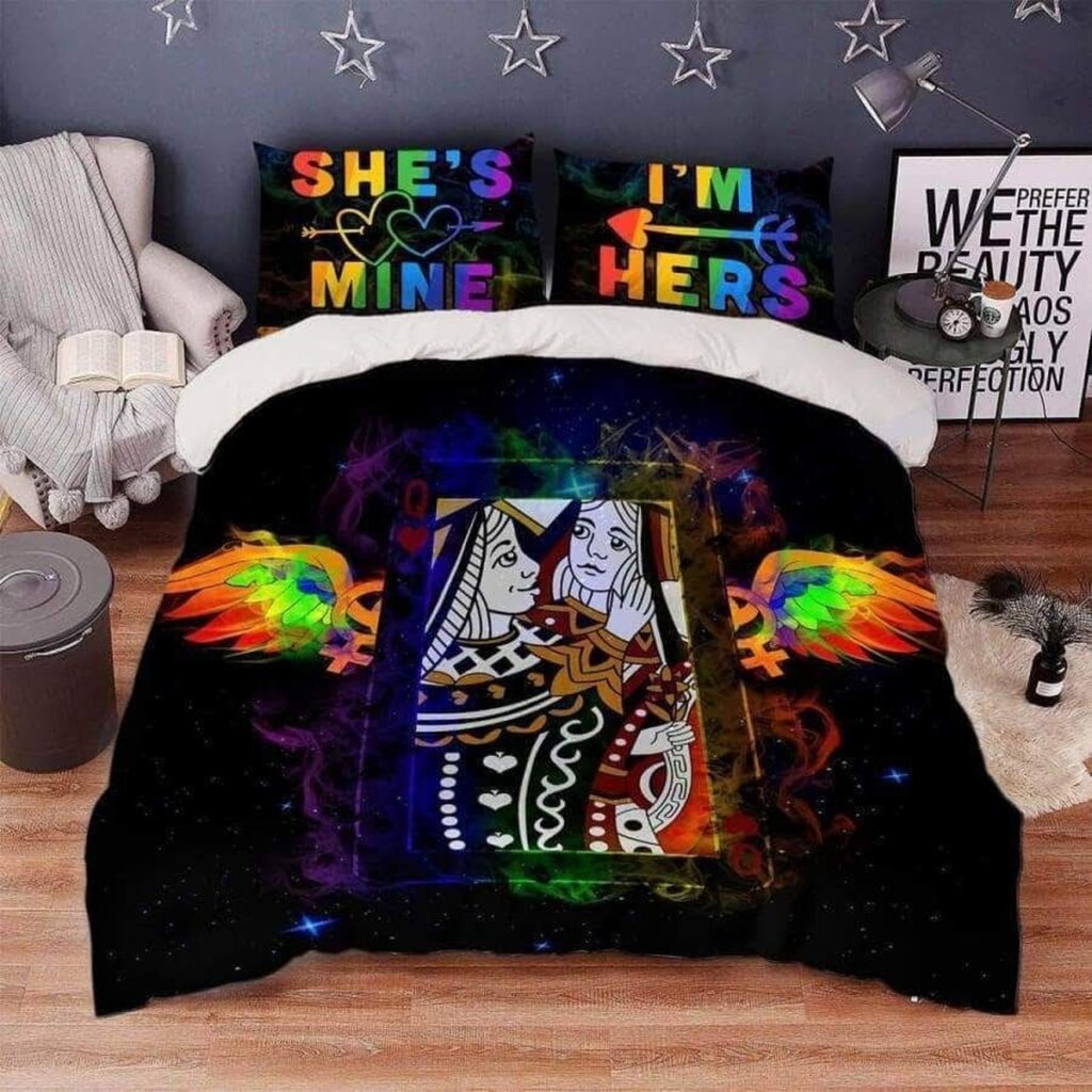 LGBT Bed Sheets Spread Duvet Cover Bedding Set - Unique Anime Apparel ...