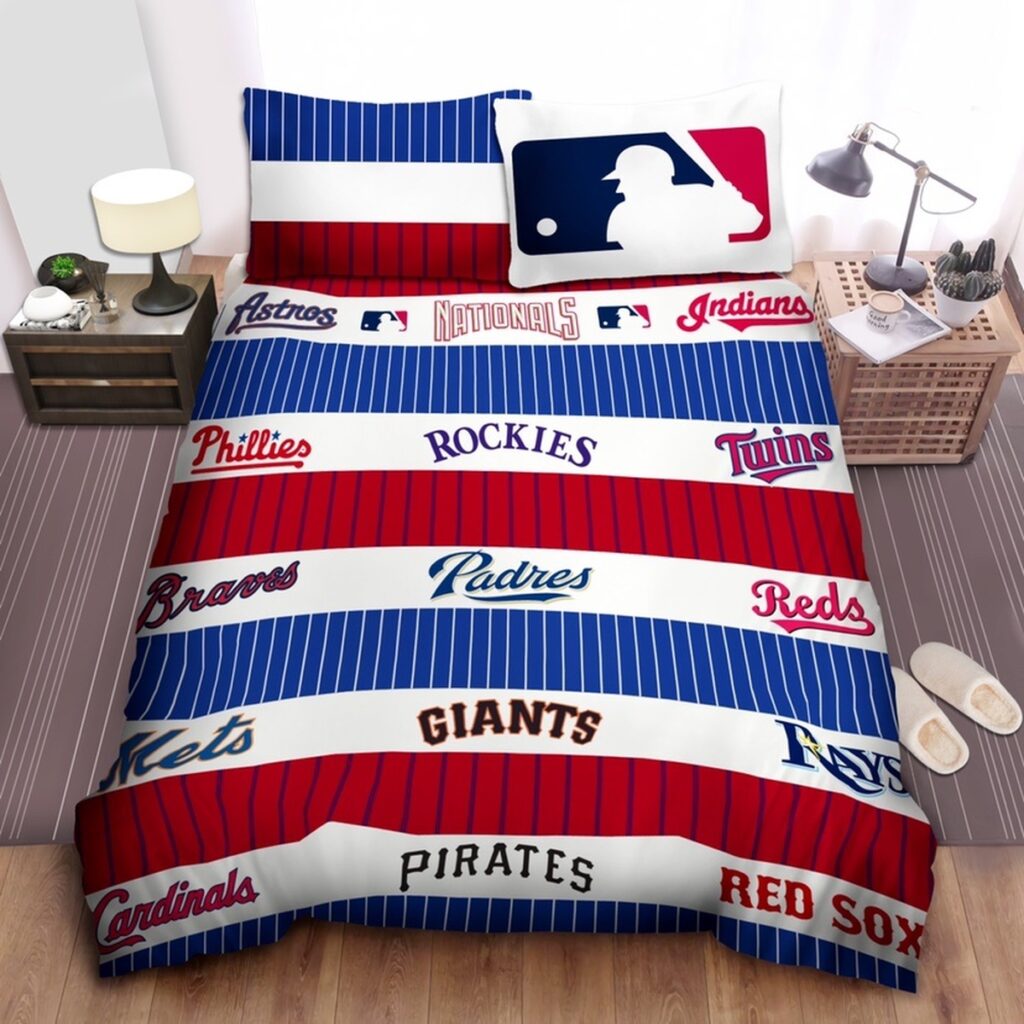 Mlb Baseball Bedding Set - Unique Anime Apparel for Fans