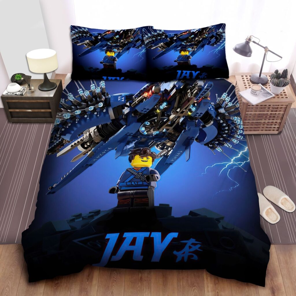Ninjago Jay Walker Ninja Of Lightning Bed Sheets Spread Duvet Cover ...