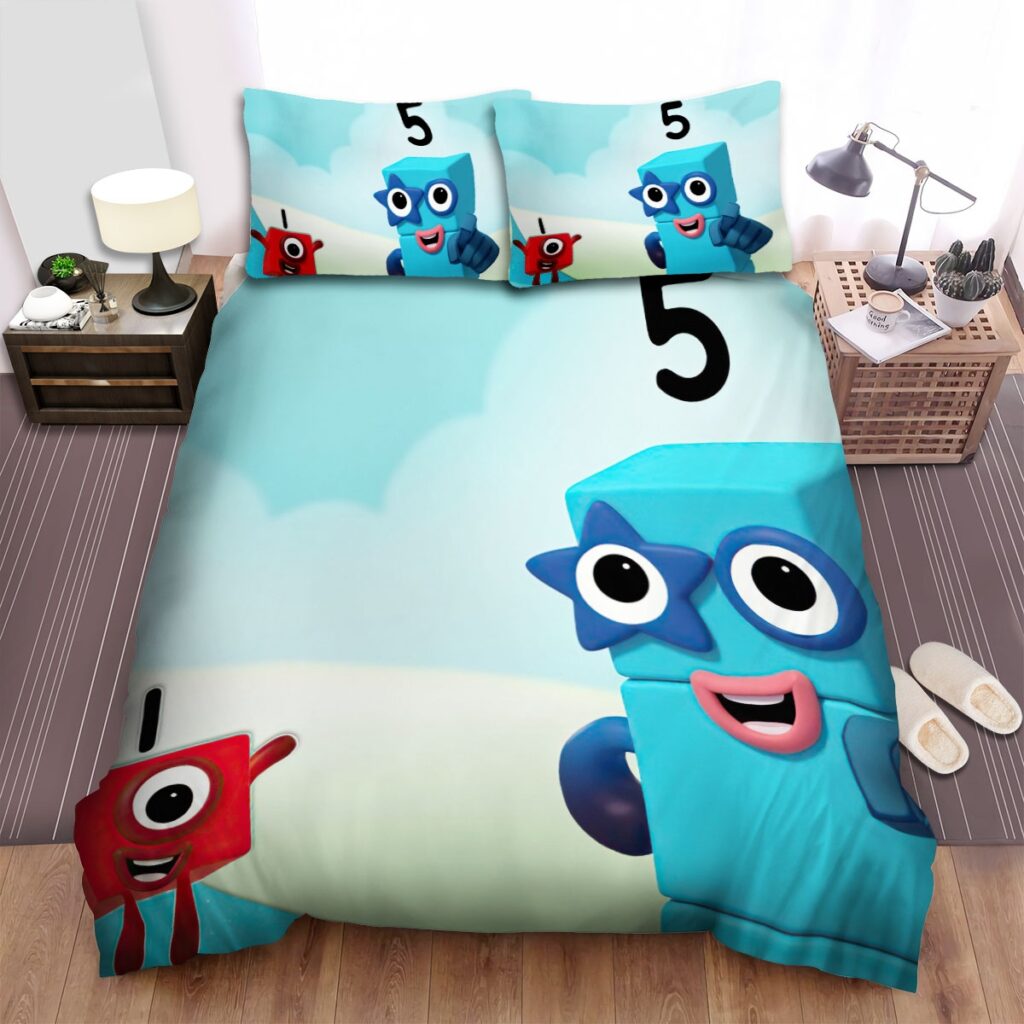 Numberblocks One And Five Bed Sheets Spread Duvet Cover Bedding Set ...