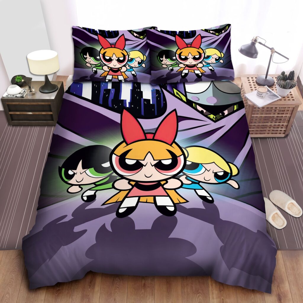 The Powerpuff Girls Movie Bed Sheets Spread Duvet Cover Bedding Set ...