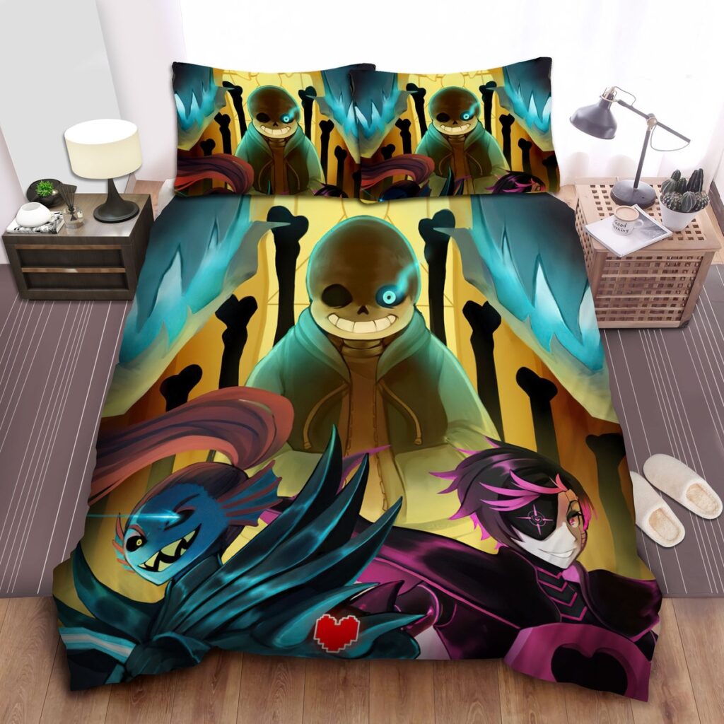 Undertale King Sans And His Servants Bed Sheets Spread Comforter Duvet ...
